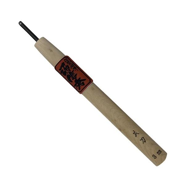 ■サイズ：全長195mm　刃幅3mm■重量：15g■材質：刃…SK-5(完全熱処理済)