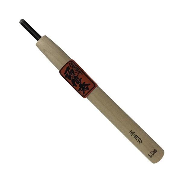 ■サイズ：全長195mm　刃幅4.5mm■重量：18g■材質：刃…SK-5(完全熱処理済)