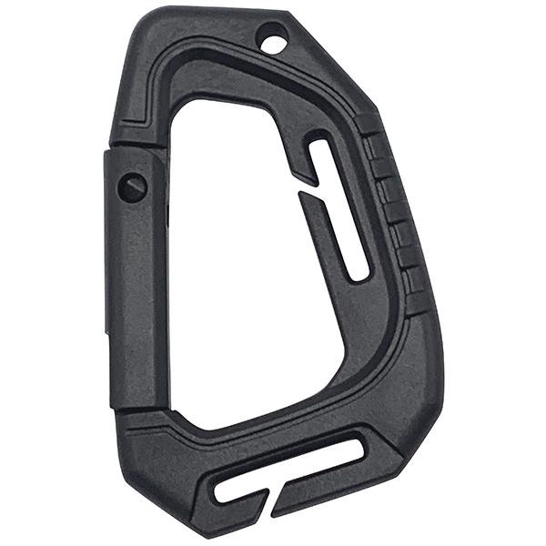 ●ベルト通しを装備した新たな使い方を創造できるカラビナシリーズ。●今までになかったストラップに通して使用できるカラビナです。● 二ヶ所の溝には25mm幅のモールウェビングを通すことができるので、カラビナ部分以外に本体を固定することが可能です...