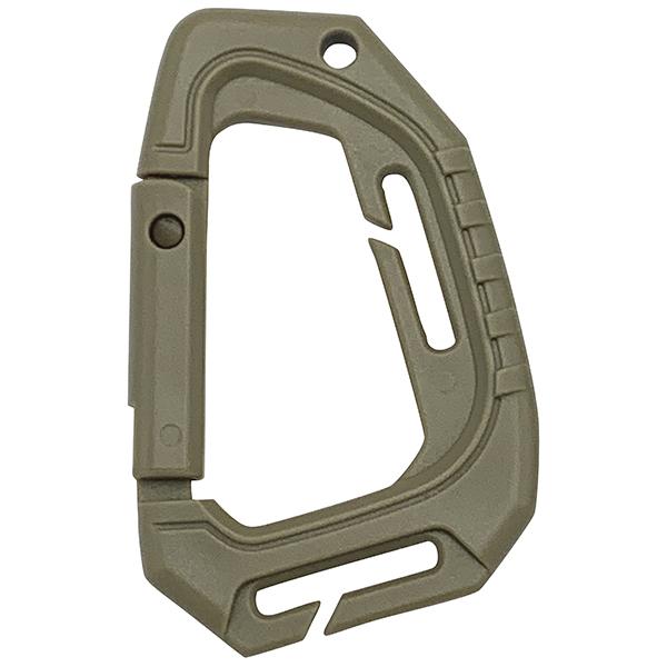 ●ベルト通しを装備した新たな使い方を創造できるカラビナシリーズ。●今までになかったストラップに通して使用できるカラビナです。● 二ヶ所の溝には25mm幅のモールウェビングを通すことができるので、カラビナ部分以外に本体を固定することが可能です...