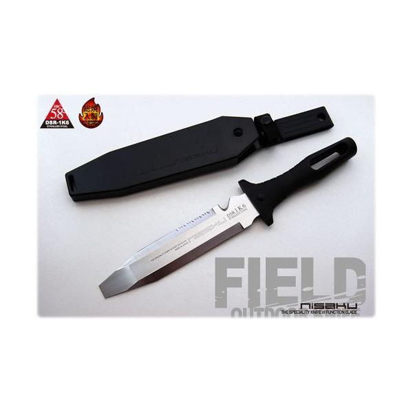 ■刀身仕様：チゼル型刀身■刃部全長：110mm＋90mm■刃の厚み：3mm■刃部仕様：波刃（セレーションブレード）