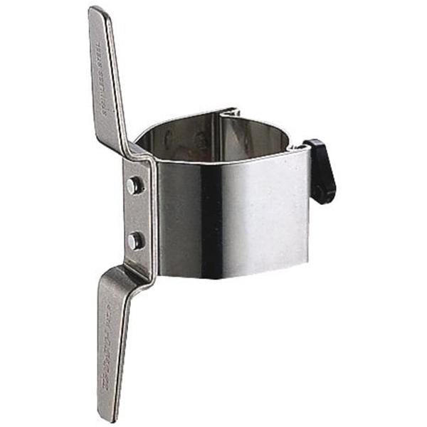 ●この製品はパイプに取り付け、旗ロープをからげておくための道具です。これ以外の用途には使用しないでください。●サビに強いSUS304製。●単管パイプの中間部でも着脱できます。