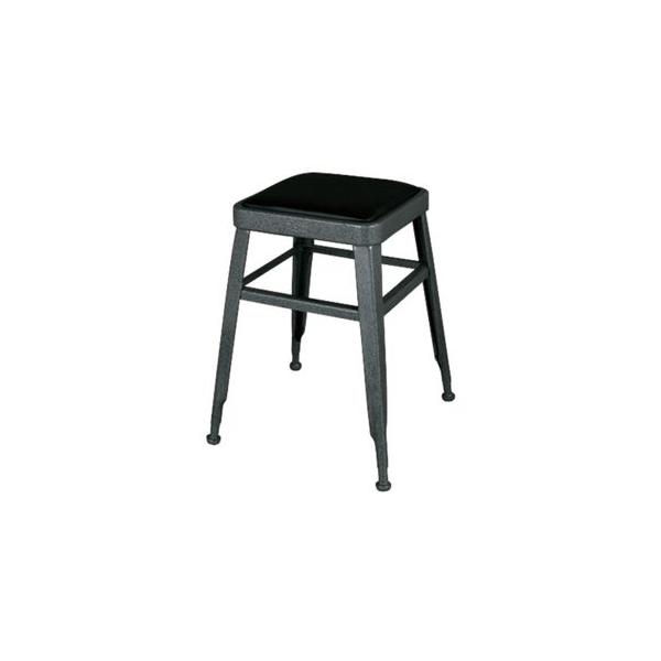 ■サイズ：H450mmW375mmD375mm■Seathigh：450mm■Seat：290×290mm■材質：スチール、PVC、ウレタン