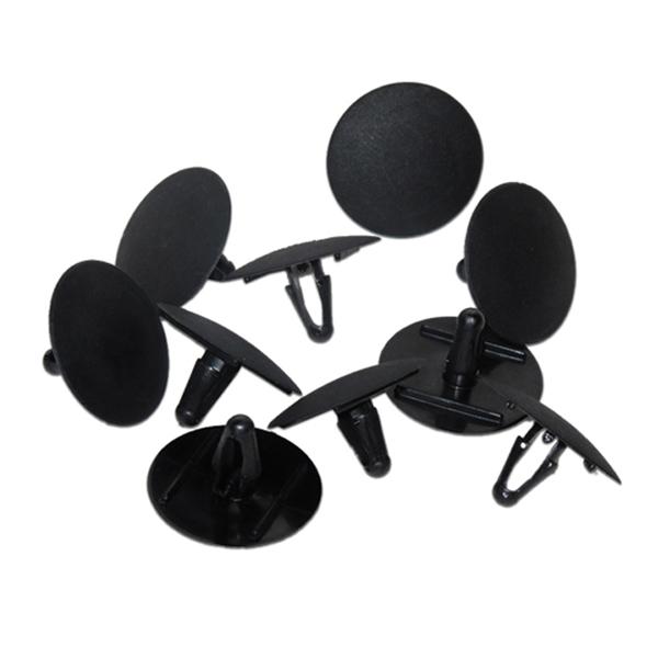 「防振・防音材しずか」は国内全メーカー新車製造時にライン上で装着される防振・防音・断熱にすぐれたシートです。(各自動車メーカーとも、純正、補修部品として販売されておりません)当商品はボンネット内側への取り付けの際に使用する落下防止専用クリッ...