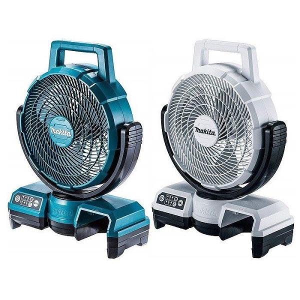 マキタ 充電式ファン CF203DZ 自動首振りモデル 18V/14.4V対応(バッテリ不付) ACアダプタ付■ＡＣアダプタ付　※バッテリ・充電器別売■自動首振り＆風速・風量アップ(マキタ従来機比)■切タイマー機能付き(1/2/4時間)■角...