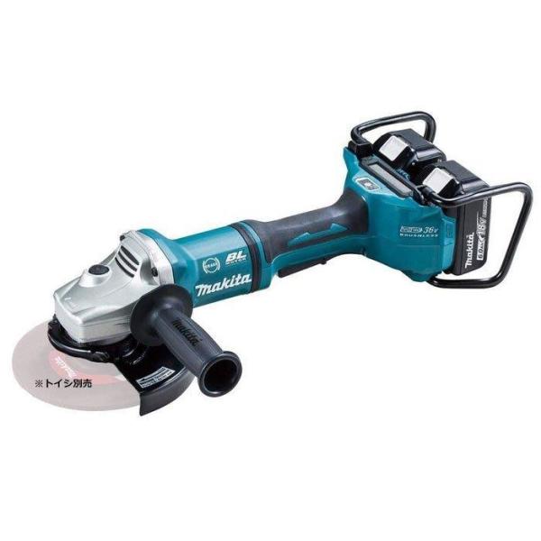 マキタ ディスクグラインダ GA701DPG2 36V 充電式 180mm 無線連動対応■18V-6.0Ahバッテリ×２本・充電器・ケース付※トイシ別売●　別売のワイヤレスユニットで無線連動集じんを実現！●　１８Ｖ＋１８Ｖ→３６Ｖ　●　大型...