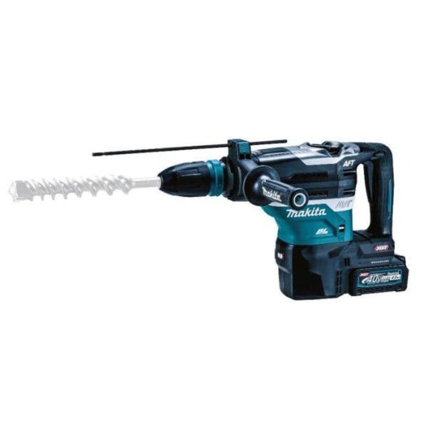 マキタ　40Vmax　充電式ハンマドリル　HR005GRMX　40mm　SDSマックス　※ビット別売●バッテリ×2本・充電器・ケース付※ビット別売■マキタAC機同等のパワー＆能率■低振動機構AVT・ソフトノーロード機能搭載。圧倒的な低振動■...