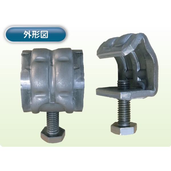 マッスルくん D19PW 100個セット /箱売りです。◆鉄筋とセパレーターを抱き合わせによる固定（平行引きのみ）で作業がスムーズ！◆鉄筋からのかぶりをおかさない形状。◆セパレータの直交・平行引き溶接がしやすい溶接溝付き。◆特殊形状による金...