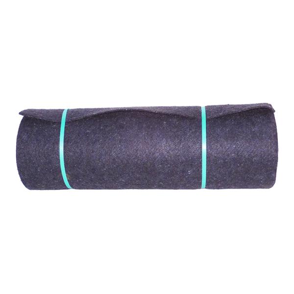 透水マット。河川砂防、港湾や埋め立て等、一般土木工事における吸い出し防止材や洗掘防止等に使用