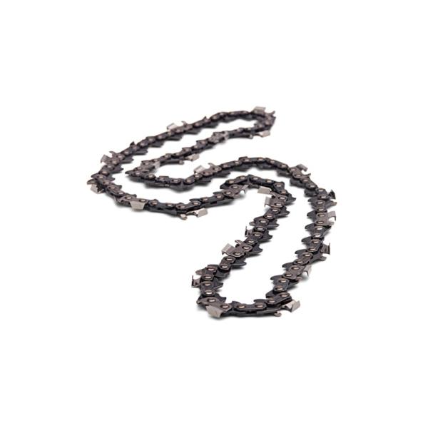 キックバックの低減と低振動を実現するために開発され、特に軽量のチェンソーを使用する方のニーズに応えるためのチェンです。通常のチェンに比べ切り口の幅を狭くする設計になっており、木屑をはきだす量が少なく切削効率が上がり、より高速での切削が可能に...
