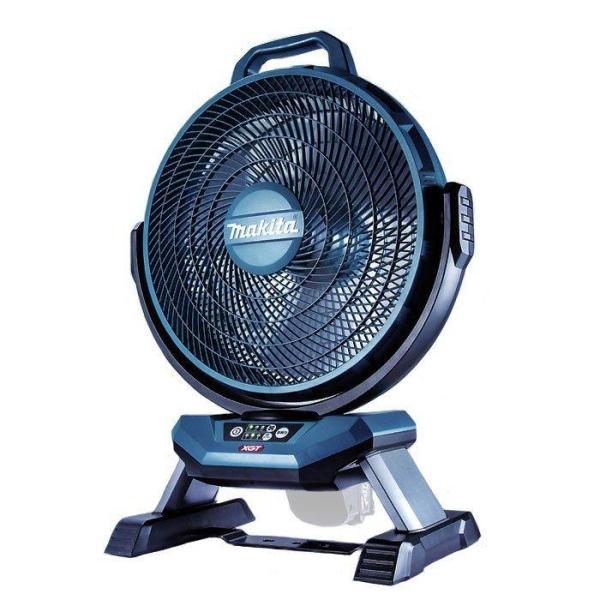 マキタ　充電式産業扇　自動首振りモデル　CF002GZ　40Vmax対応(ACアダプタ付/充電器・バッテリ別売)　■ＡＣアダプタ付　※バッテリ・充電器別売■パワフルでも静かな運転音［騒音値］52dB(A)［ 強モード時 ］■自動首振り＆角度...