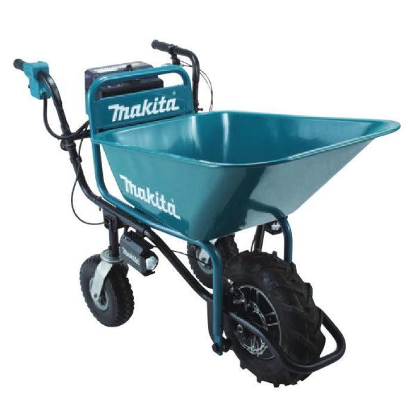 マキタ　充電式運搬具(リフレクタ付)　バケットセット品　CU180DZN＋A-65486　本体のみ(バッテリー・充電器別売)●本体(反射板(リフレクタ)付)＋バケット荷台(A-65486)※バッテリ・充電器・別売本体■砂、砂利、土など細かい...