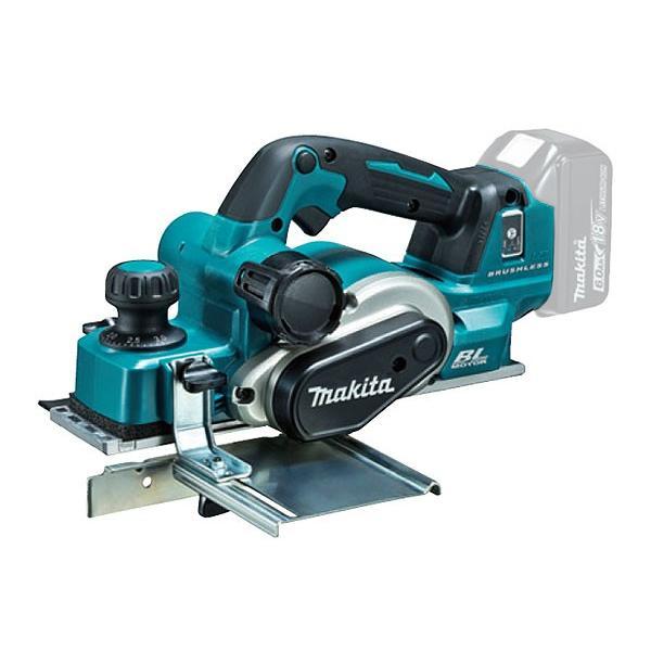 マキタ　82mm充電式カンナ　KP181DZ　本体のみ　高トルクタイプ/無線連動対応　※バッテリ・充電器別売※バッテリ・充電器別売■ハイパワーブラシレスモータ＋自動変速の「高トルクタイプ」■最大切削幅82mm/最大切削深さ3mm■無線連動対...