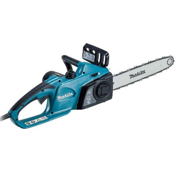 マキタ　電動式チェンソー　ＭＵＣ３５４１　ガイドバー３５０ｍｍ●　新工具レス調整機構搭載●　チェーンオイルの安定供給●　ハイパワー１，４３０ｗ●　大型メタルスパイク●　オイル残量確認窓