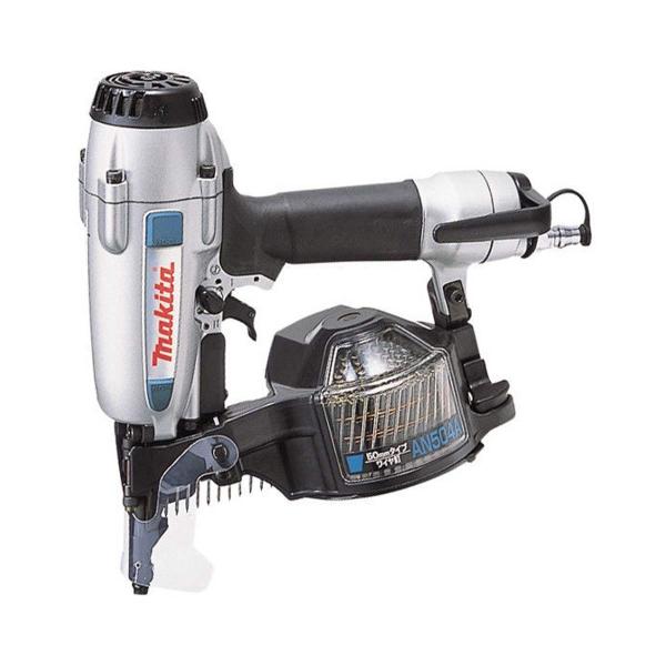 マキタ　50ｍｍエア釘打ち機　ＡＮ５０４Ａ使用空気圧力(Mpa)[kgf/cm2]  0.44〜0.83[4.5〜8.5]  釘装てん数（1巻数）  ワイヤ釘　200・400  使用釘長さ(mm)  ワイヤ釘　27〜50  使用ホース内径(...