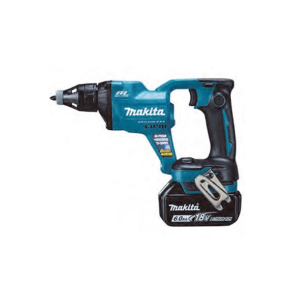 マキタ　18V　充電式スクリュードライバ　FS600DRG　6.0Ahモデル●18V/6.0Ahバッテリ・充電器・ケース付■回転数4,500min-1■押している時だけ回転！ネジから離すとモータ停止「プッシュドライブ」■別売のバッテリアダプ...