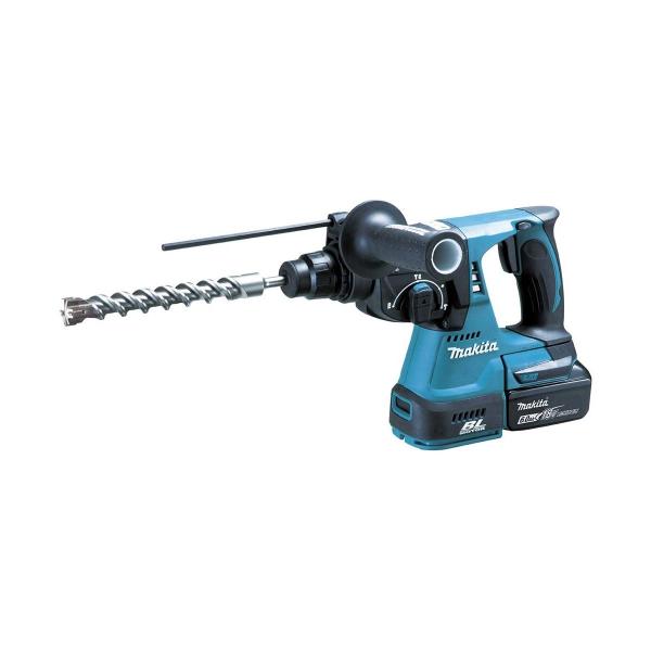 マキタ　充電式ハンマドリル　ＨＲ２４４ＤＲＧＸ　（ＳＤＳプラス）１８Ｖ　６．０Ａｈモデル　●　防じん防滴最高峰ＡＰＴ　●　ブラシレスモーター採用　●　ＳＤＳプラスシャンク　●　別売集じんシステム取り付け可　●　３モード切替　●　バッテリＢＬ...