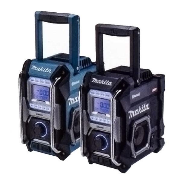 マキタ　充電式ラジオ　MR005GZ※本体のみ(バッテリ・充電器別売)●40Vx、18Vバッテリ、14.4V、10.8Vスライド、家庭用電源AC100V対応●Bluetooth、USB接続タイプ●響き渡る大音量と音質、大型スピーカー×２(左...