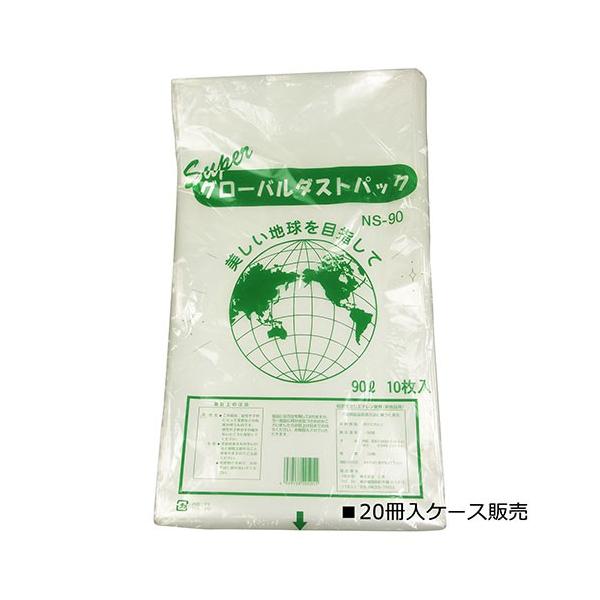 【特徴】低密度ポリエチレン(非食品用)を使用しています。【用途】ゴミ袋。【仕様】●サイズ：外形900×1000mm・厚さ0.045mm。●20冊入ケース販売(1冊10枚入)。●耐冷温度：-30度。●透明タイプ。【材質】●ポリエチレン。