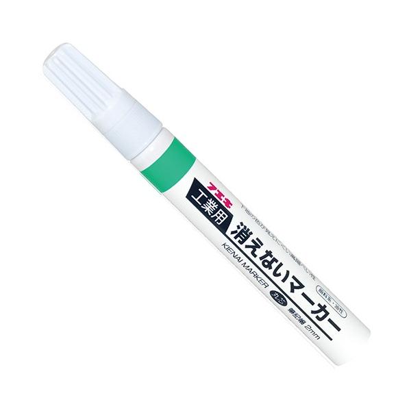 【特徴】下地色の影響を受けない鮮明な筆記線です。顔料系なので、耐光性・耐水性に優れています。書いた箇所がくっきり鮮明です。【用途】木材・化粧合板・塩ビ管・鉄鋼材・ガラス・プラスチックなどへのマーキング。【仕様】●中字・裸。●筆記線：2mm。...