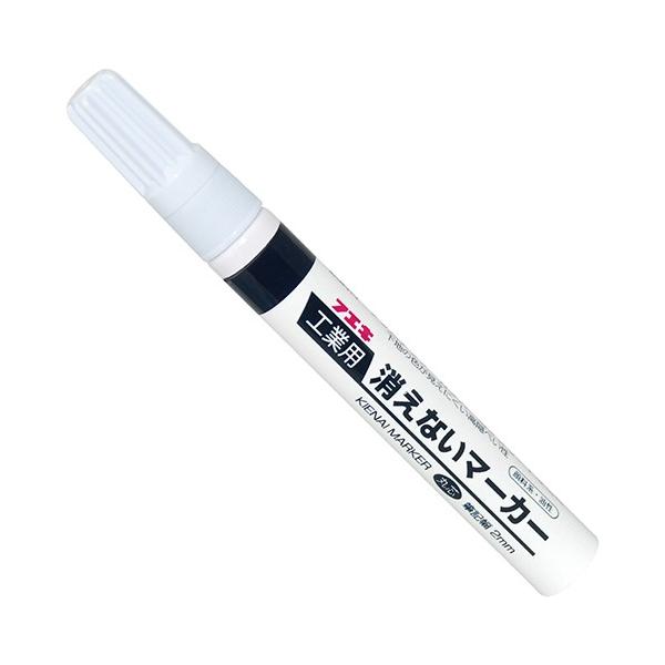 【特徴】下地色の影響を受けない鮮明な筆記線です。顔料系なので、耐光性・耐水性に優れています。書いた箇所がくっきり鮮明です。【用途】木材・化粧合板・塩ビ管・鉄鋼材・ガラス・プラスチックなどへのマーキング。【仕様】●中字・裸。●筆記線：2mm。...