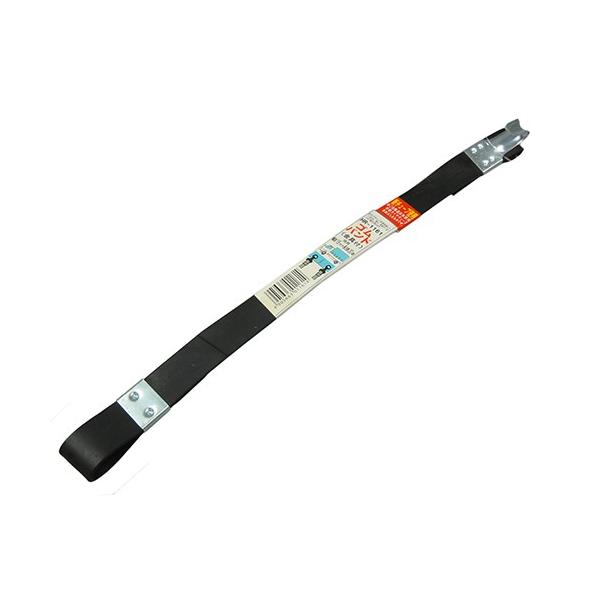 【特徴】未使用のタイヤチューブを再利用したものです。耐久性・耐候性に優れ、亀裂が生じにくいです。【用途】シート止等・荷物の固定。【仕様】●サイズ(約)：幅18mm×長さ30m。●金具付。