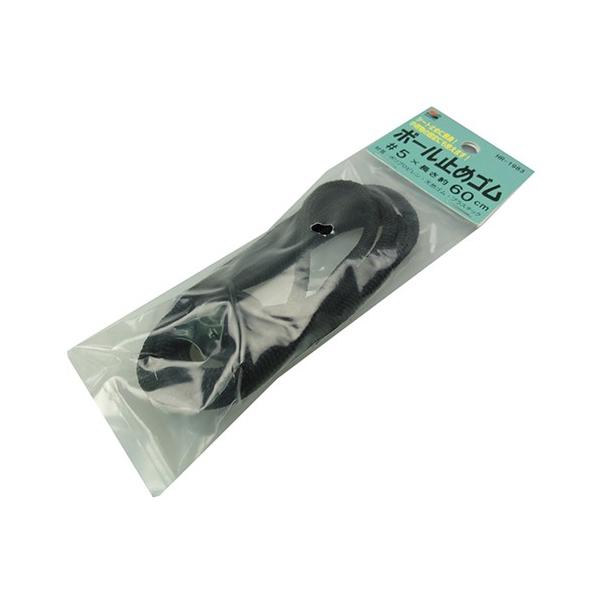 【特徴】小荷物の固定にも使用できます。【用途】シート止等・荷物の固定。【仕様】●サイズ：5号×約60cm。●色：黒。【材質】●ポリプロピレン。●天然ゴム。●プラスチック。