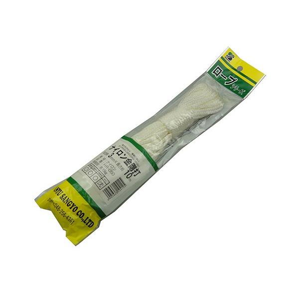 【特徴】復元性が良く、衝撃に強いです。【用途】荷物の固定・梱包用。【仕様】●サイズ(約)：太さ3mm×長さ10m。●使用目安：約15kg。【材質】●ナイロン。