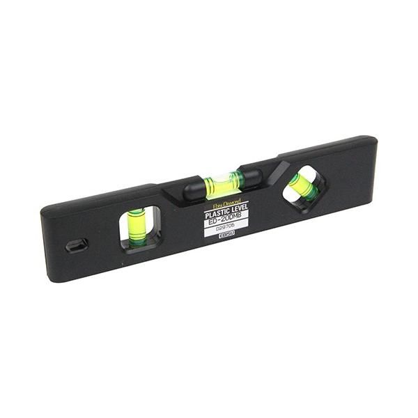 【特徴】45度付で、法勾配の測定に大変便利です。見やすい水平・垂直・45度測定の気泡管です。蓄光付で、明るい所で光を蓄積して暗い所で数分間発光します。磁石付で鉄骨工事に便利です。【用途】多用途用水平器。【仕様】●感度：0.50mm/m=0....