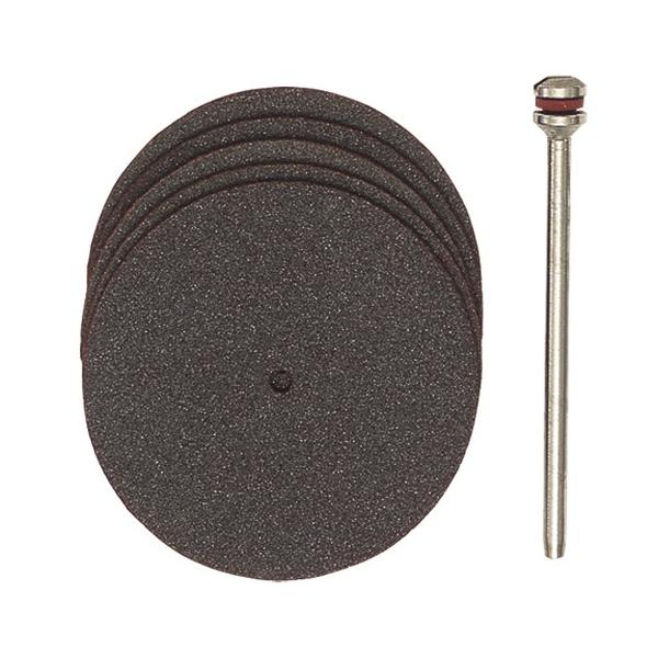 【特徴】金属の切断ができるミニルーター用の切断砥石です。【用途】鉄・アルミ・真鍮・F.R.P.の切断。【仕様】●シャフト径：径2.35mm。●80番手。●最高対応回転数：10000min-1(回/分)。●サイズ：径38mm。【材質】●砥石：...