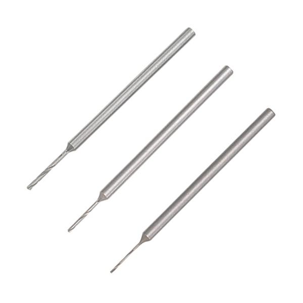 【特徴】金属、非鉄金属の穴あけに最適です。【用途】金属・非鉄金属の穴開け用ドリル。【仕様】●シャフト径：2.35mm。●刃物径：0.5・0.8・1.0mm。●適合機種：No.28400・28473・28511・28515・28525・268...