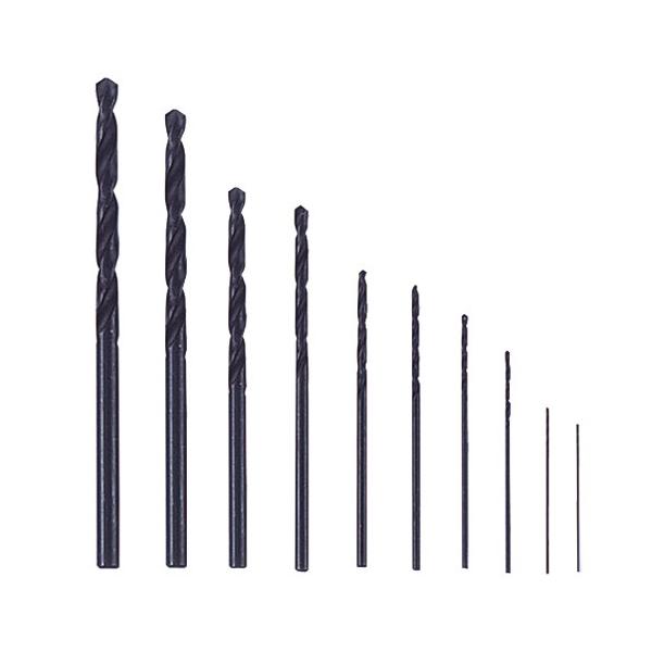 【特徴】金属、非鉄金属の穴あけに最適です。【用途】金属・非鉄金属の穴開け。【仕様】●シャフト径：2.35mm。●刃物径：0.3・0.5・0.8・1.0・1.2・1.5・2.0・2.5・3.0・3.2mm。●適合機種：No.28400・284...