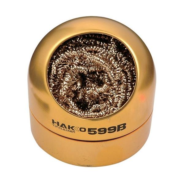 【特徴】水を使わないので、クリーニング毎のこて先温度の低下が少なく、より高い作業性が得られます。クリーニングワイヤーに含まれるフラックス効果でこて先の酸化を防止します。【用途】こて先クリーナー。【仕様】●サイズ：径70mm×高さ71mm。