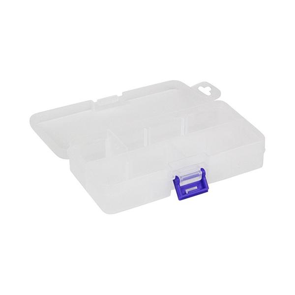 【特徴】ピタッと合体、ボックス同士が合体できるW機能付きです。蝶番・バックルはオール別部品を使用し、耐久性抜群です。仕切板ロック機能付で、小物が混ざりません。【用途】パーツ等小物類の収納。【仕様】●外寸：(L)140×(W)75×(H)27...