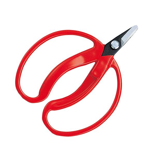 【特徴】丸い刃先は、デリケートな果物に傷がつきにくい設計です。刃先が短いので細かな作業を難無くこなします。【用途】みかんや果実の採収作業。【仕様】●全長：140mm。●刃長：24mm。●重量：75g。【材質】●刃：高炭素刃物鋼。●柄部：板金...