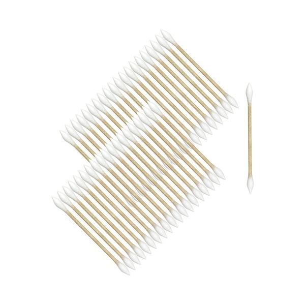 【特徴】プリンターなど、センサーが付属した精密機器の清掃作業にも使えます。プラモデル製作時の塗料の拭き取り・細かい部分への塗り作業にも便利です。耳かき綿棒に比べ、有機溶剤や水をつけても、綿球部分が硬く崩れしにくく、綿くずが出にくくなっていま...