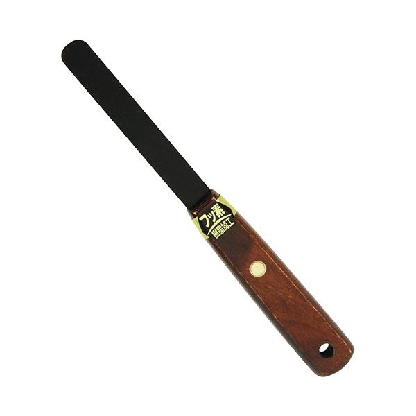 【特徴】特殊すき加工により、作業しやすいコシとしなりがあります。ステンレスブレードにフッ素樹脂加工を施してあるので、汚れが付きにくくお手入れが簡単です。【用途】コーキングヘラ。【仕様】●ヘラ幅：15mm。●ブレード：フッ素樹脂加工。【材質】...