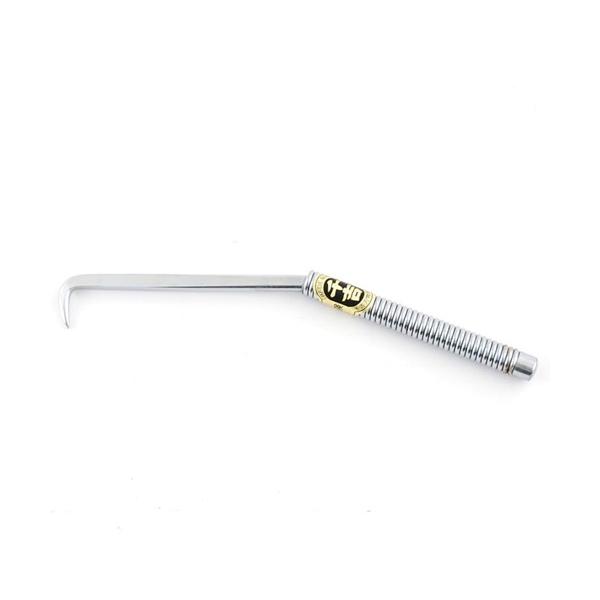 【特徴】建設現場の足場組み、鋼材運搬の荷造り等、物を固定する際の締め付け作業に使用できます。先端が細く、とがっているので締め付けやすく、抜きやすくなっています。【用途】結束線の締め付け。【仕様】●全長：約260mm。●バネ柄。【サイズ】幅：...