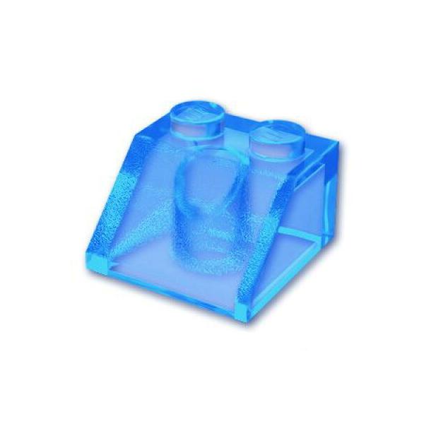 ●レゴ パーツ - スロープ●商品名：スロープ 45°- 2 x 2●色：[Tr,Blue / トランスブルー]●エレメント ID：622743/6244887●デザイン ID：6227/35277
