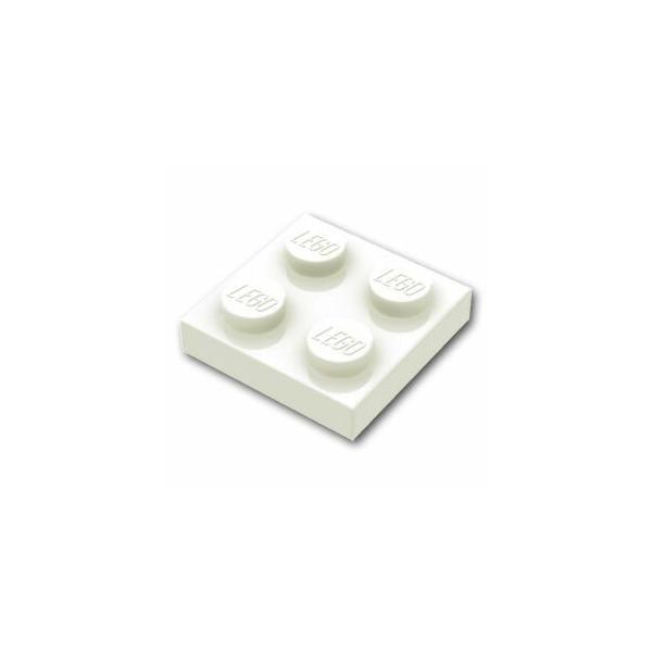●レゴ パーツ - プレート 1ｘ〜2ｘ●商品名：プレート 2 x 2●色：[White / ホワイト]●エレメント ID：302201/4613976●デザイン ID：3022/94148