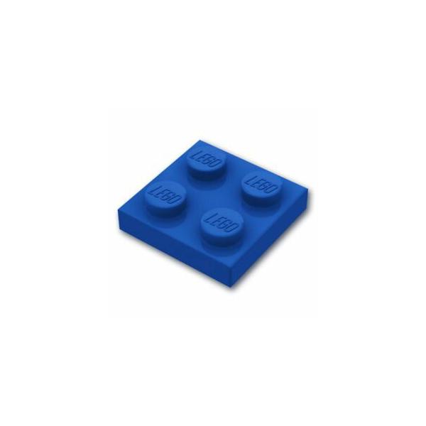 ●レゴ パーツ - プレート 1ｘ〜2ｘ●商品名：プレート 2 x 2●色：[Blue / ブルー]●エレメント ID：302223/4613973●デザイン ID：3022/94148