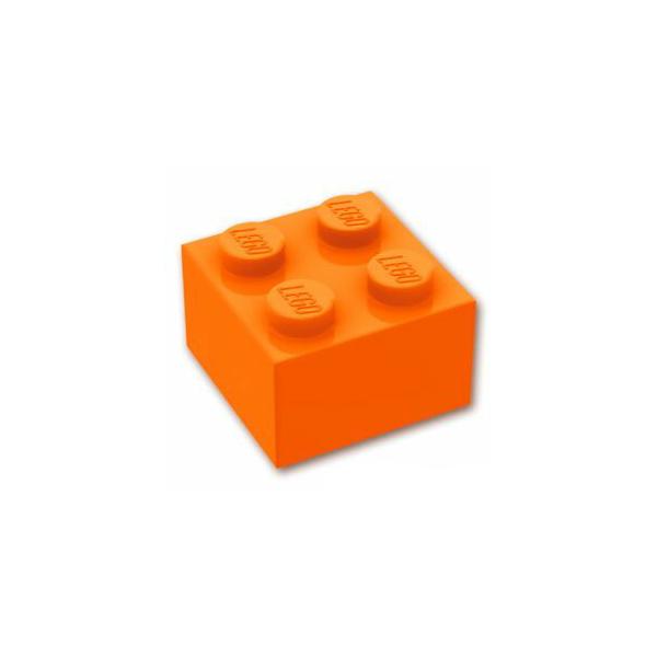 ●レゴ パーツ - ブロック●商品名：ブロック 2 x 2●色：[Orange / オレンジ]●エレメント ID：4119643/4153825●デザイン ID：3003