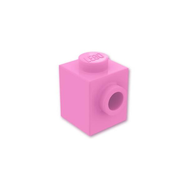 ●レゴ パーツ - ブロック-スタッド●商品名：ブロック 1 x 1 - 1面スタッド●色：[Bright Pink / ブライトピンク]●エレメント ID：4621554●デザイン ID：87087