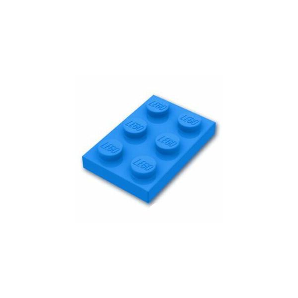 ●レゴ パーツ - プレート 1ｘ〜2ｘ●商品名：プレート 2 x 3●色：[Dark Azure / ダークアズール]●エレメント ID：6089837/6144149●デザイン ID：3021