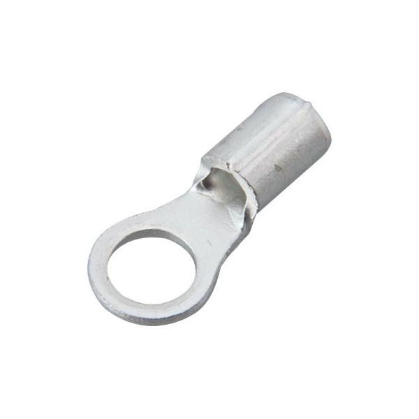 種類 裸圧着端子 端子形状 丸形 材質(端子) 無酸素銅(電気すずめっき) 内容量 1パック(10個)幅(mm) 6.6 全長(mm) 14.4 種類 裸圧着端子 端子形状 丸形 寸法F(mm) 6.4 寸法D(Φmm) 4.1 寸法E(m...