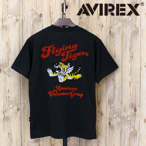 FLYING TIGER T-SHIRT / フライングタイガー 半袖Tシャツ / AVIREX / アヴィレックスアヴィレックスのキャラクター半袖Tシャツ左胸にはオリジナルロゴをプリント背中には可愛らしいモチーフのキャラクターグラフィック...