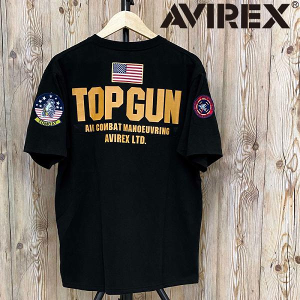 AVIREXの代名詞でもある「TOP GUN/トップガン」のワッペンディテールを落とし込んだミリタリーファン待望の半袖Tシャツです。-TOP GUN/トップガン -アメリカ海軍戦闘機兵器学校のことで、エリート戦闘機機関であるパイロットの上位...