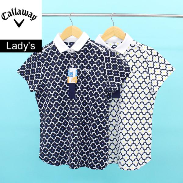 ゴルフウェアブランドCallaway（キャロウェイ）アメリカのゴルフウェアブランド。 日本では、2002年に米国キャロウェイゴルフ社より日本におけるウェアライセンスを獲得し、アパレル事業が発足。レトロフラワー柄のレディースポロシャツ。素材：...