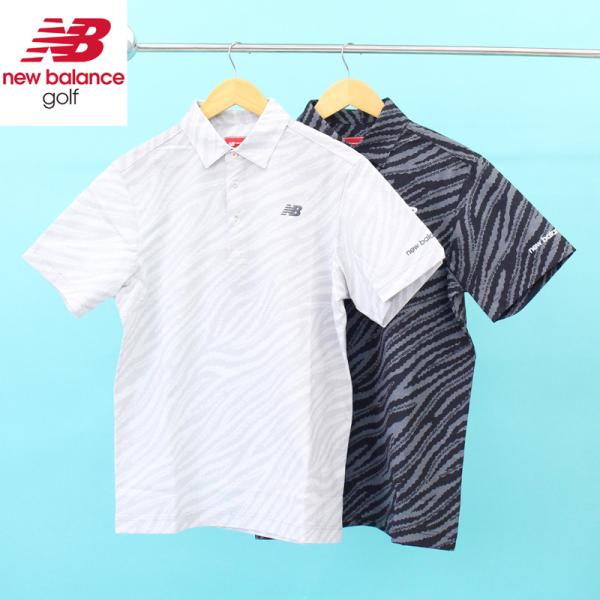 ゴルフウェアブランドNew Balance GOLF（ニューバランスゴルフ）グローバル・アスレチックブランドの優位性を活かした機能性と着心地に優れたゴルフウェアを展開。吸湿速乾ドライ素材を使用したポロシャツ。ゼブラ柄切替が特徴的なデザイン。...