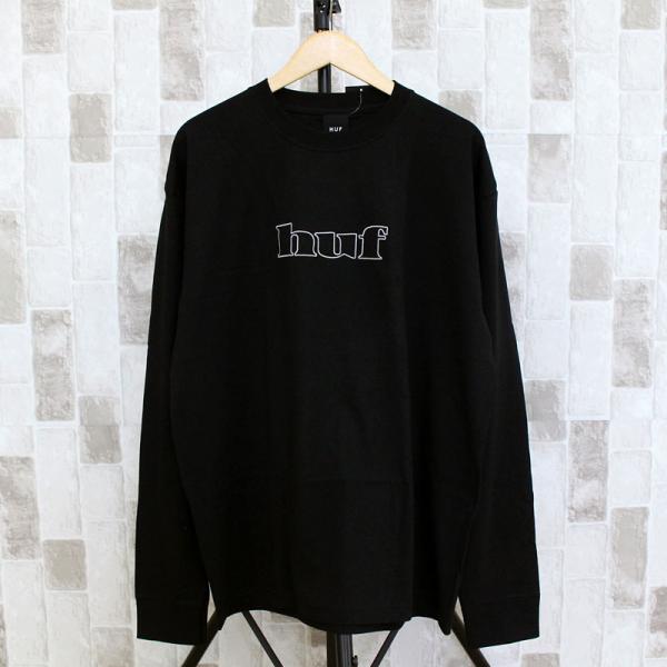 「CERTIFICATE L/S TEE　TS01932」フロント中央にアートワーク刺繍をデザインしたHUFらしい長袖Tシャツ。クラシックなストリートウェアブランドのクリーンでシンプルなロゴからインスパイア。カジュアルからストリートまで幅広...